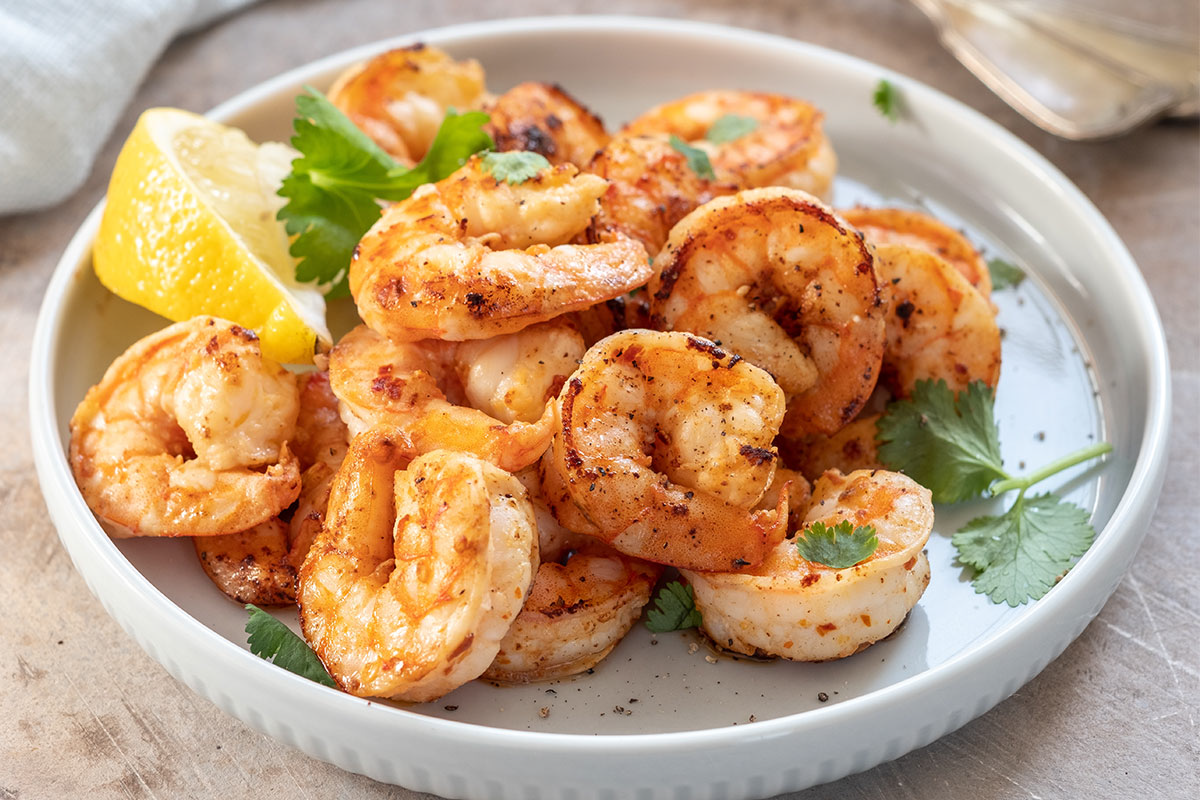 Shrimp with Garlic Butter - Santa Monica Seafood Market & Café